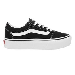 Vans - "Ward" Sneaker f&uuml;r Damen, Plattform-Absatz (Schwarz/Wei&szlig;)