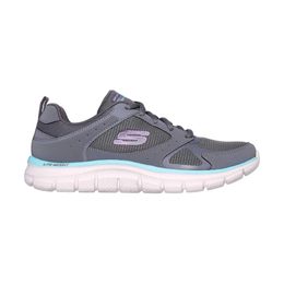 Skechers - "Track" Sneaker f&uuml;r Damen (Holzkohle/Aquablau)