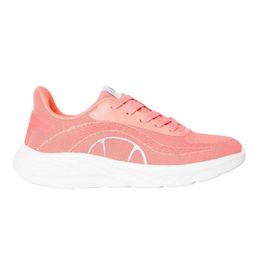 Ellesse - "Como" Logo Sneaker f&uuml;r Damen, Niedrig geschnitten (Lachs/Wei&szlig;)