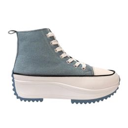 Firetrap - High Top Turnschuhe f&uuml;r Damen, Plattform-Absatz (Blau)