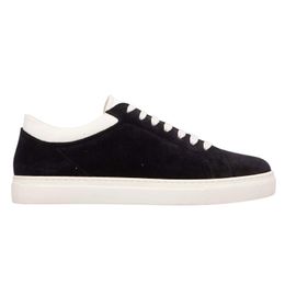 Emporio Armani EA7 - Sneaker f&uuml;r Damen, Wildleder (Blau/Wei&szlig;)