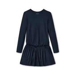Tchibo - Jersey-Rippkleid - M&auml;dchen - Gr. 158/164 - dunkelblau