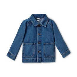 Tchibo - Baumwoll-Denim-Jacke - Jungen - Gr. 110/116 - dunkelblau