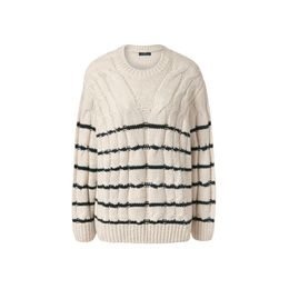 Tchibo - Gestreifter Strickpullover - Damen - Gr. M - wei&szlig;/gestreift