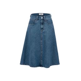 Tchibo - Midi-Jeansrock - Damen - Gr. 42 - dunkelblau