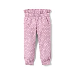 Tchibo - Kleinkind-Schlupfhose - Kinder - Gr. 110/116 - lila/gepunktet