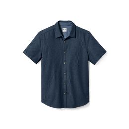 Tchibo - Kurzarm-Hemd &raquo;Mustang&laquo; - Herren - Gr. XL - blau