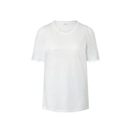 Tchibo - Shirt mit Raffung - Damen - Gr. S - wei&szlig;