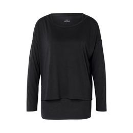 Tchibo - 2-in-1-Sportshirt - Damen - Gr. L - schwarz