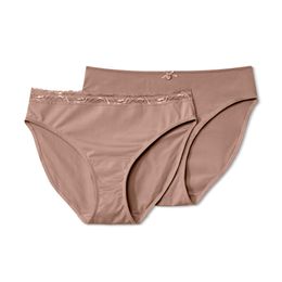 Tchibo - 2 Slips - Damen - Gr. XL - beige