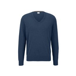 Tchibo - Pullover mit V-Ausschnitt - Herren - Gr. M - blau