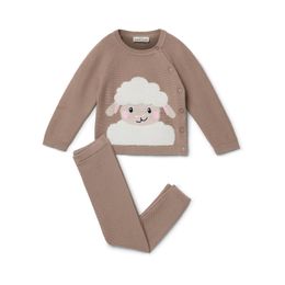 Tchibo - Baby-Strickkombi - Baby - Gr. 50/56 - hellbraun