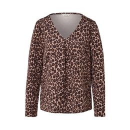 Tchibo - Bedrucktes Blusenshirt aus Modal-Mix - Damen - Gr. XL - schwarz/print