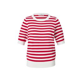 Tchibo - Feinstrick-Pullover - Damen - Gr. XL - wei&szlig;/gestreift