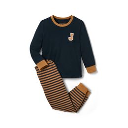 Tchibo - Pyjama - Kinder - Gr. 98/104 - dunkelblau