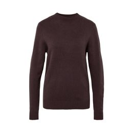 Tchibo - Strickpullover mit Stehkragen - Damen - Gr. L - dunkelbraun