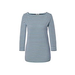 Tchibo - Shirt mit 3/4-Arm - Damen - Gr. M - dunkelblau/gestreift