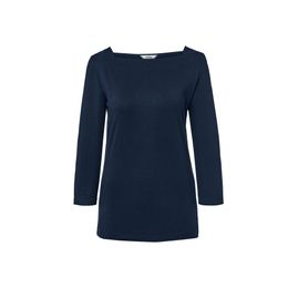 Tchibo - Shirt mit 3/4-Arm - Damen - Gr. S - dunkelblau