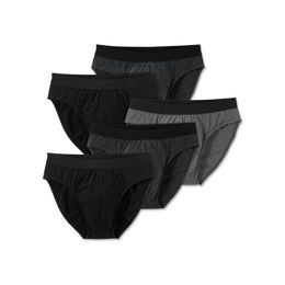 Tchibo - 5 Slips - Herren - Gr. L/6 - anthrazit
