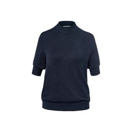 Tchibo - Feinstrick-Shirt mit Stehkragen - Damen - Gr. XXL - dunkelblau