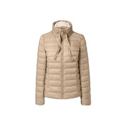 Tchibo - Steppjacke mit Strickkragen - Damen - Gr. 44 - beige