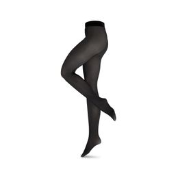 Tchibo - Gef&uuml;tterte Feinstrumpfhose in transparenter Optik - Damen - Gr. L - schwarz