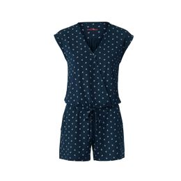 Tchibo - Jumpsuit-Pyjama - Damen - Gr. S - wei&szlig;/print