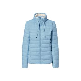 Tchibo - Steppjacke mit Strickkragen - Damen - Gr. 42 - hellblau