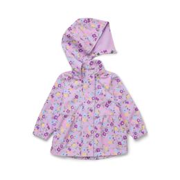Tchibo - Kinder-Softshelljacke - M&auml;dchen - Gr. 110/116 - lila/gebl&uuml;mt