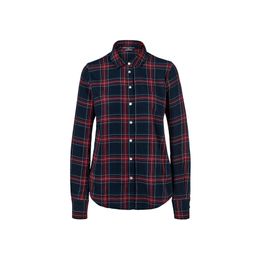 Tchibo - Karierte Bluse aus Baumwoll-Flanell - Damen - Gr. 46 - dunkelblau/kariert