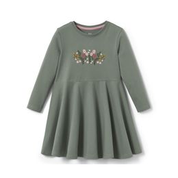 Tchibo - Jerseykleid mit Stickerei - M&auml;dchen - Gr. 122/128 - mehrfarbig