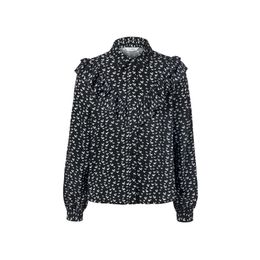 Tchibo - Bluse mit Print - Damen - Gr. 34 - schwarz