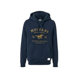 Tchibo - Hoodie &raquo;Mustang&laquo; - Herren - Gr. L - blau/print