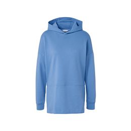 Tchibo - Langes Kapuzensweatshirt hellblau - Damen - Gr. XL - hellblau