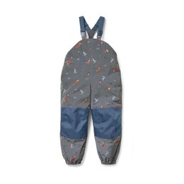 Tchibo - Kinder-Thermo-Regenhose mit reflektierenden Designelementen - Gr. 98/104 - silber/print