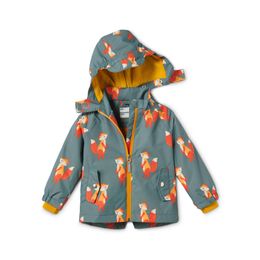 Tchibo - Thermo-Regenjacke mit recyceltem Material - Gr. 98/104 - grau