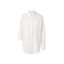 Tchibo - Lange Leinenbluse - Damen - Gr. 44 - wei&szlig;
