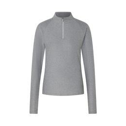 Tchibo - Sportshirt mit Half-Zip - Damen - Gr. XS - grau