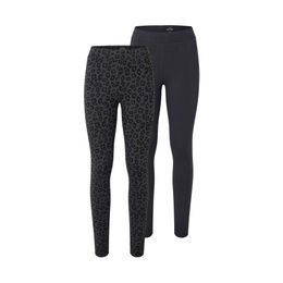 Tchibo - 2 Leggings - Damen - Gr. M - schwarz