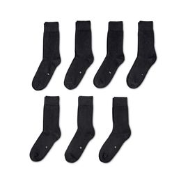 Tchibo - 7 Paar Socken - Herren - Gr. 44-46 - schwarz