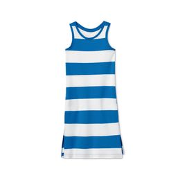 Tchibo - Midikleid - M&auml;dchen - Gr. 134/140 - blau/gestreift