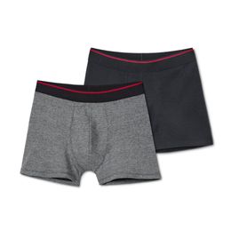 Tchibo - 2 Slipboxer - Herren - Gr. L/6 - schwarz/gestreift