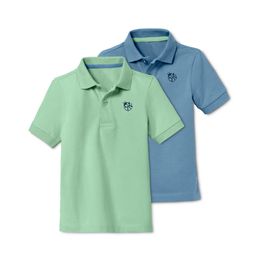 Tchibo - 2 Jersey-Poloshirts - Jungen - Gr. 122/128 - blau