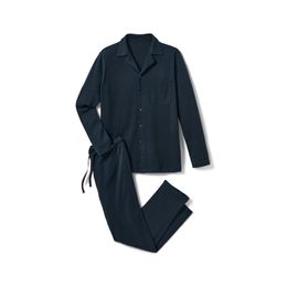 Tchibo - Interlock-Pyjama - Herren - Gr. S - dunkelblau