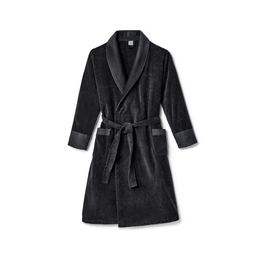 Tchibo - Herren-Velours-Bademantel - Herren - Gr. XL - schwarz