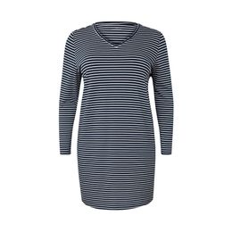 Tchibo - Nachthemd - Damen - Gr. XL - dunkelblau/gestreift