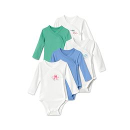 Tchibo - 5 Baby Baumwoll-Bodys - Baby - Gr. 62/68 - hellblau