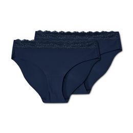 Tchibo - 2 Magic-Cut-Slips - Damen - Gr. S - dunkelblau