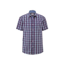 Tchibo - Kurzarm-Hemd - Herren - Gr. M - dunkelblau/print