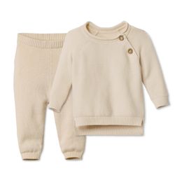 Tchibo - Baby Baumwoll-Strickkombi - Baby - Gr. 74/80 - creme